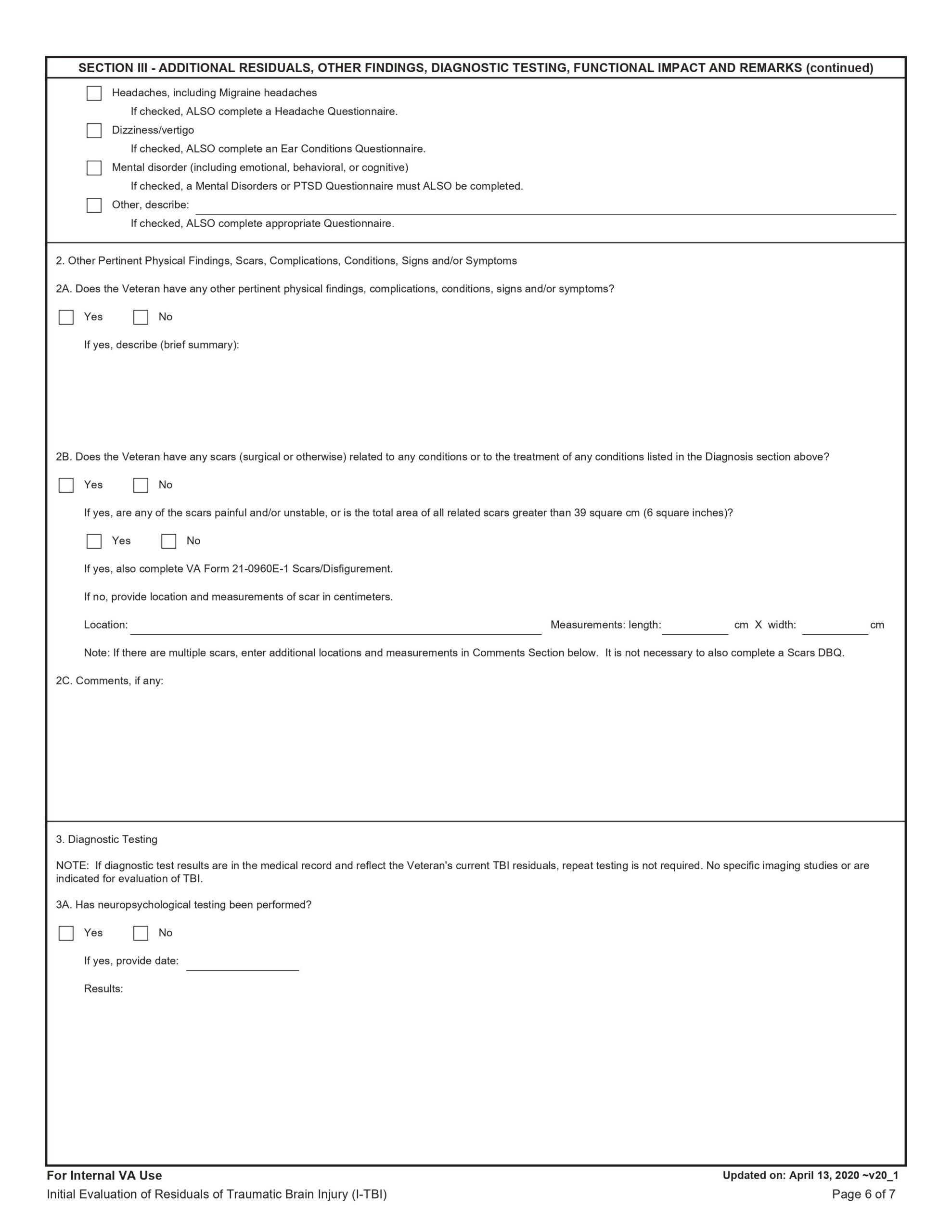Veteran Law Attorney s Guide To The Traumatic Brain Injury TBI DBQ