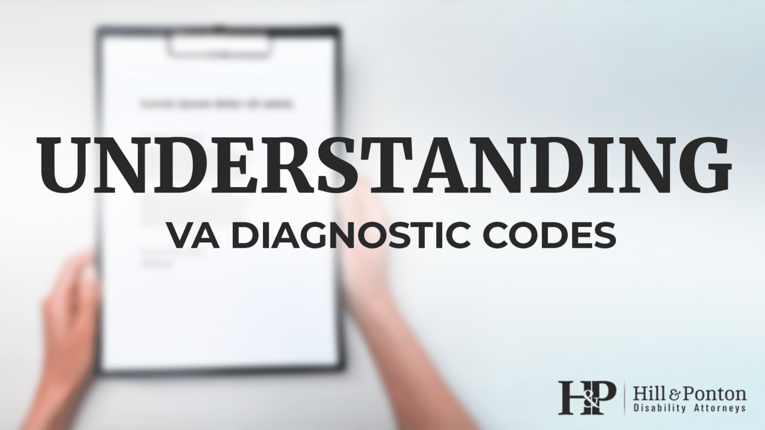 How to Read VA Diagnostic Codes | Hill & Ponton, P.A.