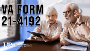 How To Fill Out VA Form 21-4192 | Hill & Ponton, P.A.